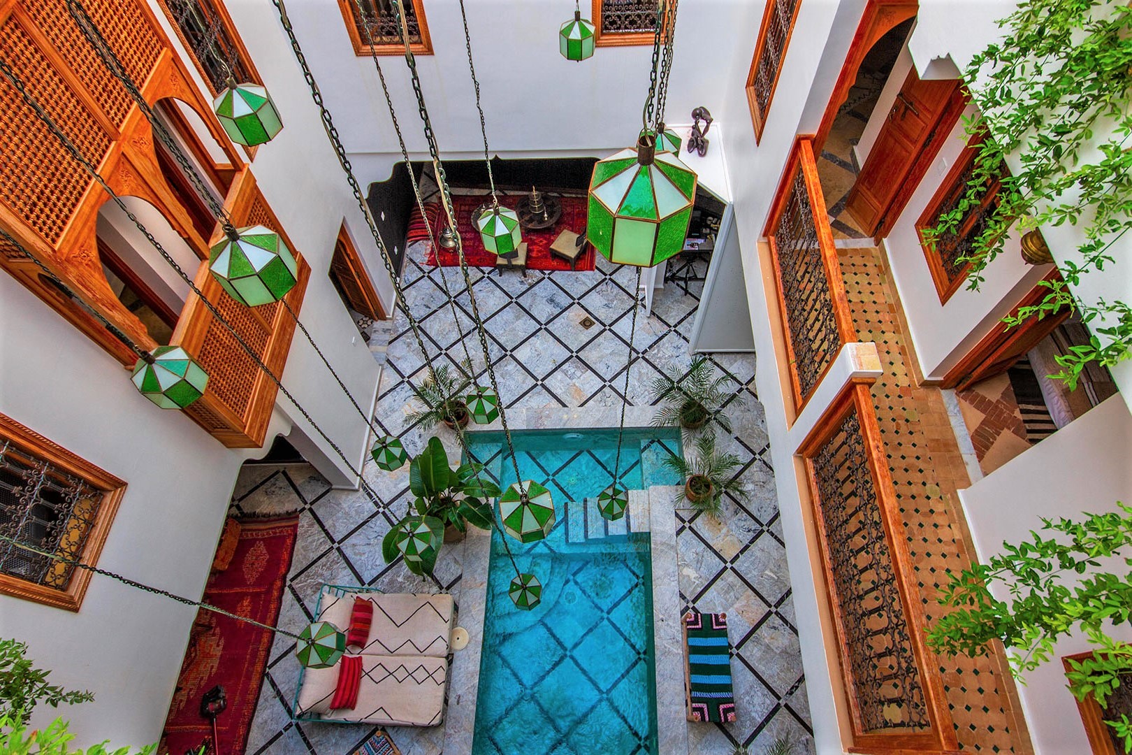 8 des plus beaux patios de riads au coeur de Marrakech | Villanovo